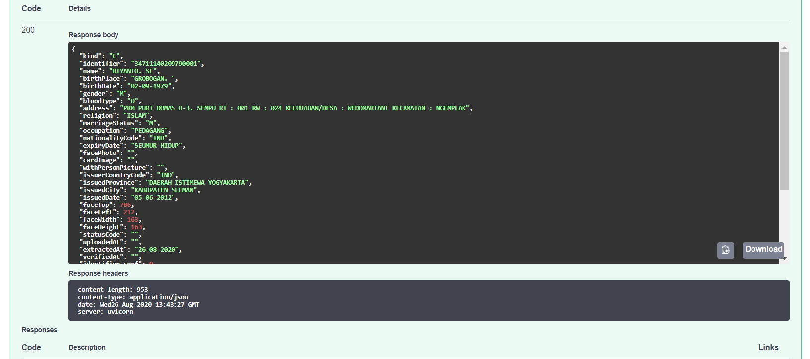 Fastapi And Docker Container For Ktp Ocr