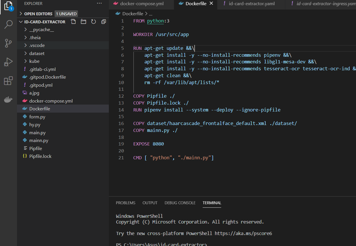 FastApi and Docker Container For KTP-OCR