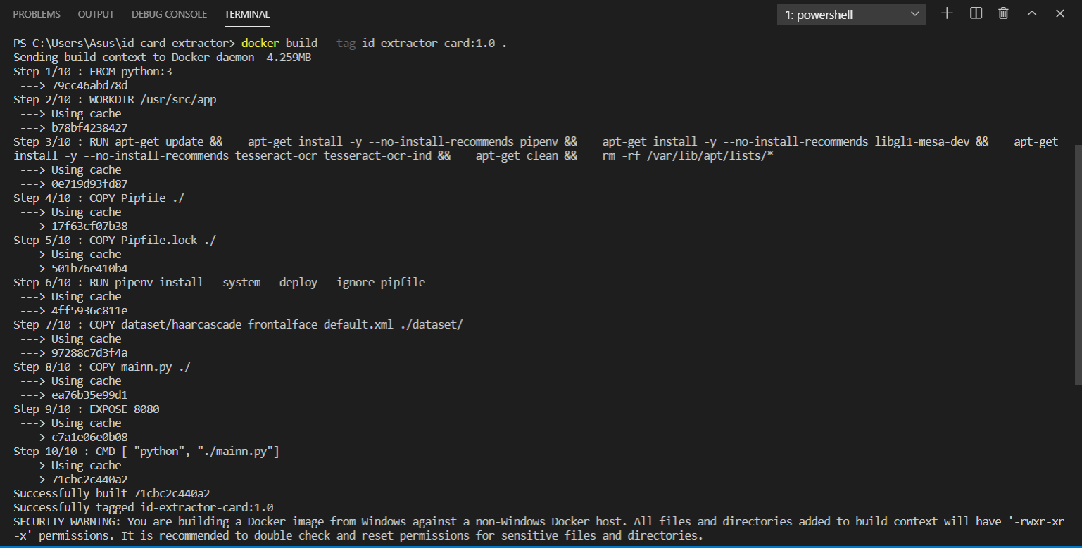 FastApi and Docker Container For KTP-OCR