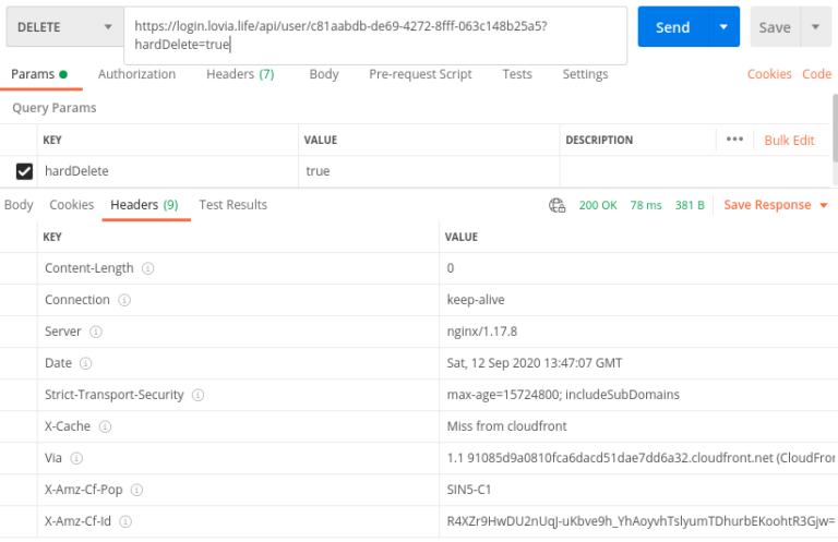 FusionAuth REST API | About Lovia