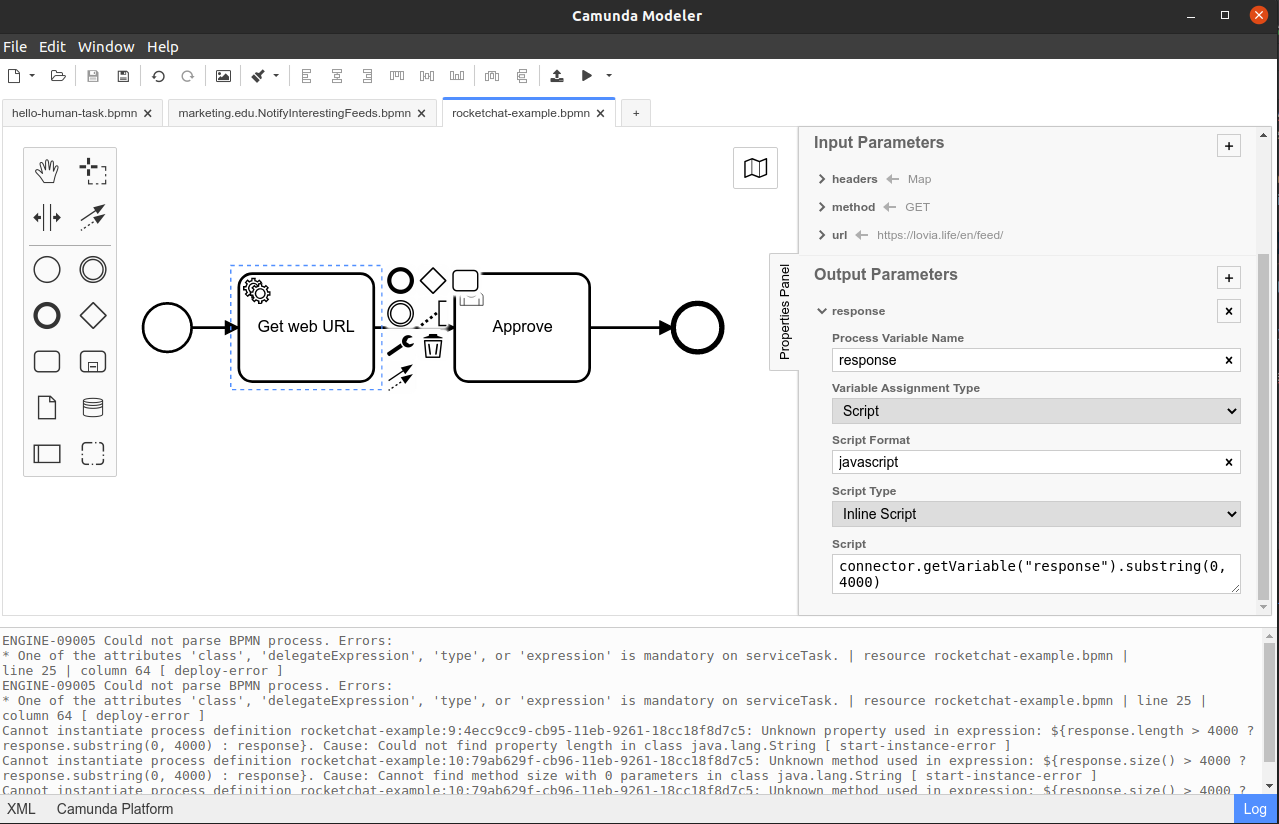 HTTP Connector (Camunda Connect Plugin) | About Lovia